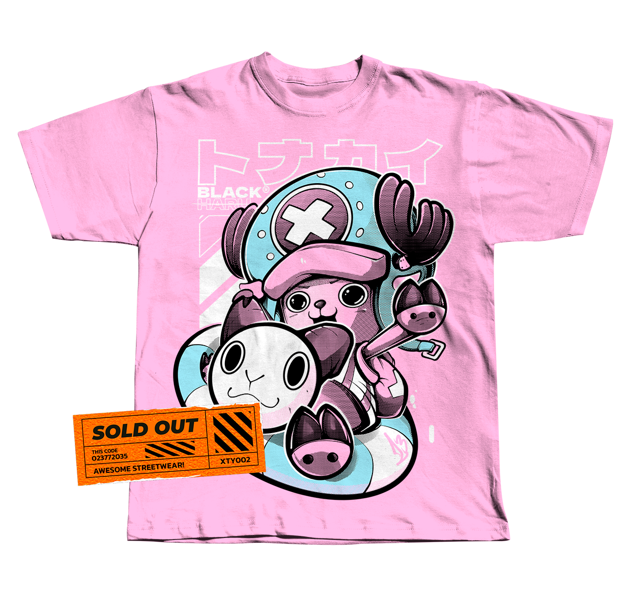 Ch0pper tee (Regular fit) (Limited) – Black Haru